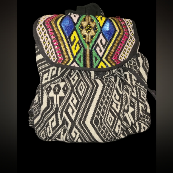 NYC Expressions | Bags | Ornate Beaded Detail Flap Oversize Hobo ...